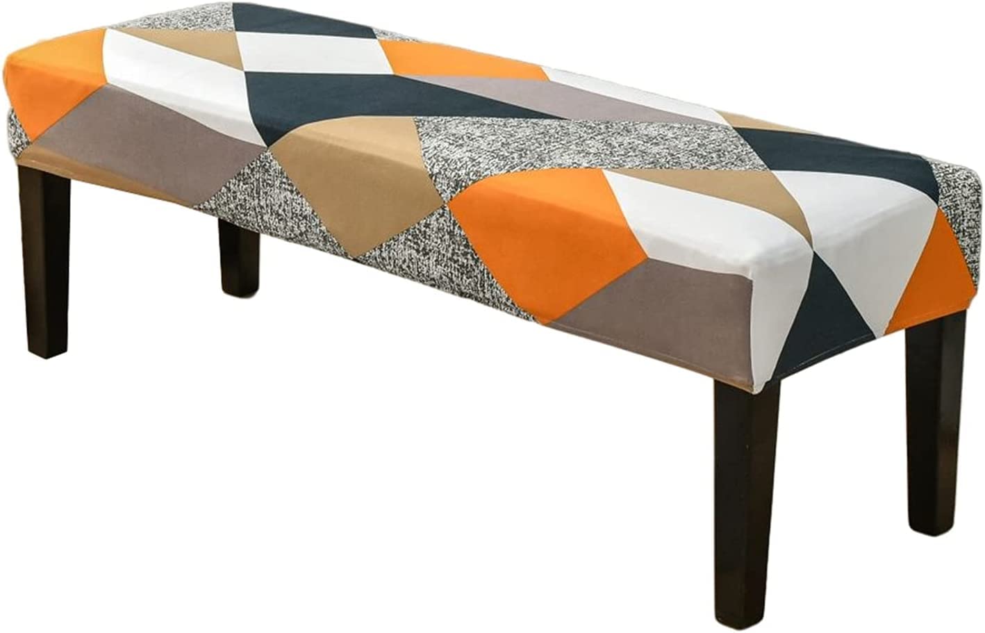 Street27 Polyester Printed High Stretch Bench Seat Cushion Slipcovers ...