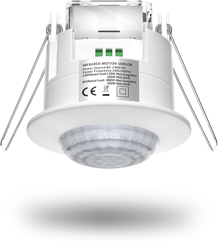 MK Simple Fit Sensor K5015 360 Flush Ceiling Mounted PIR Sensor ...