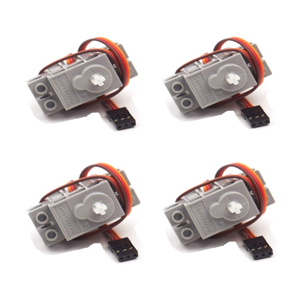 Buy 4PCS Gray Geek Servo with Wire for Lego/Micro:bit Smart car (Servo ...