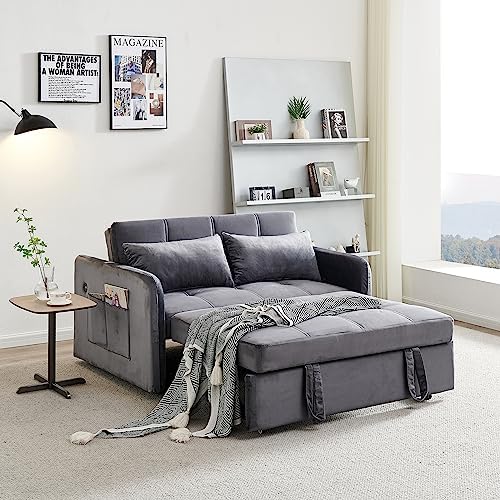 Amazon.com: N NOORDENIYA Convertible Futon Sofa,Sleeper Sofa Couch Bed ...
