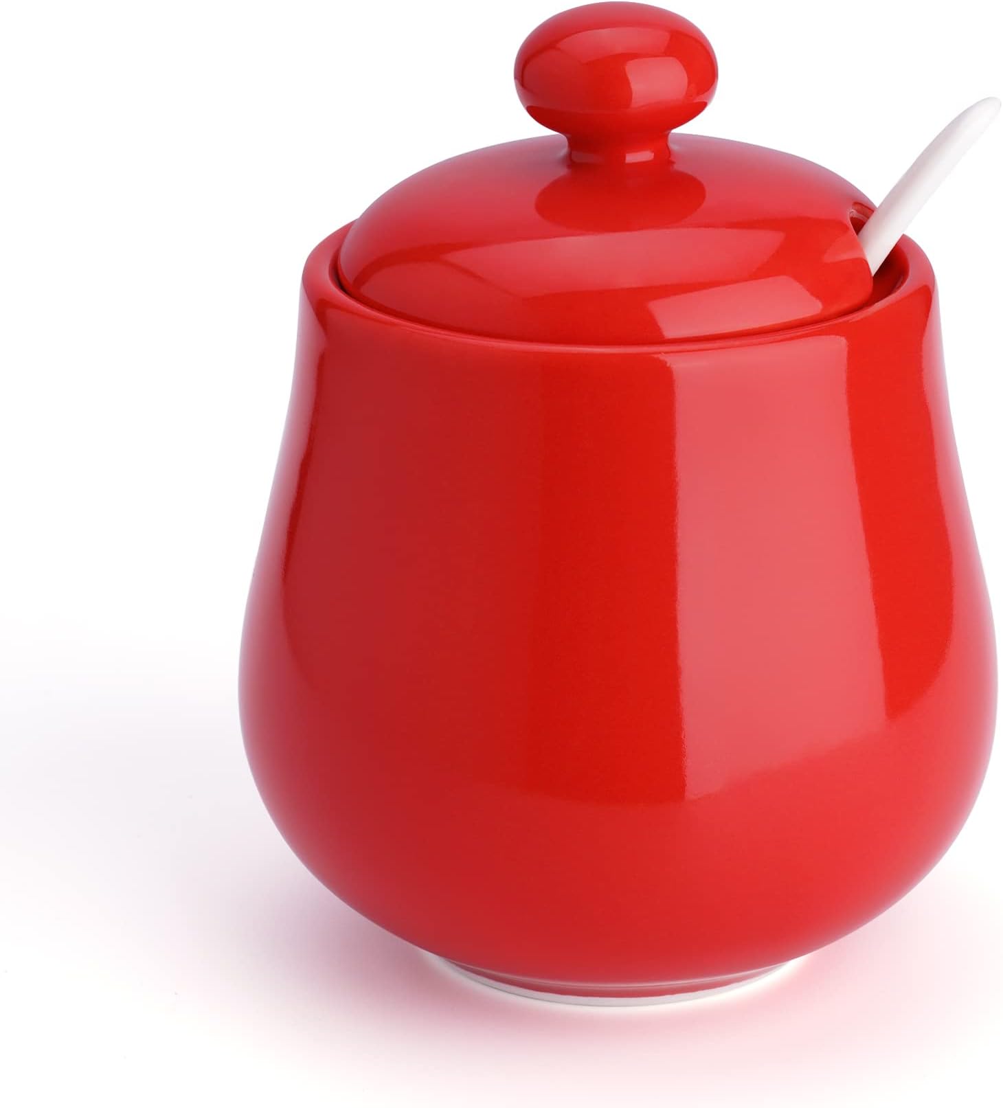 Amazon.com | 123Arts Ceramics Dot Sugar Salt Pepper Storage Jar ...