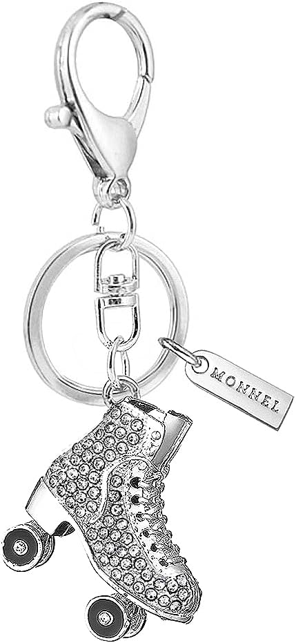 MONNEL Women's Zinc Alloy Metal Crystal Roller Skate Charm Lobster ...