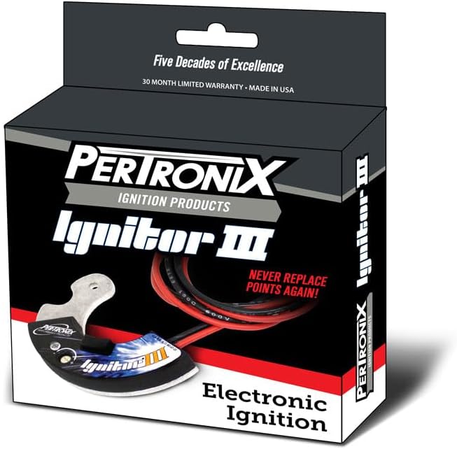 Amazon.com: Pertronix 91181LS IGNITOR II DELCO 8 CYL LOBE SENSOR, Black ...