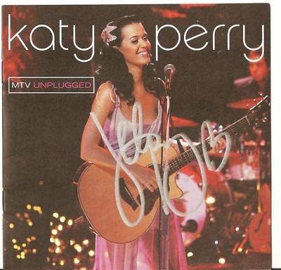 Amazon.com: Autographed Katy Perry MTV Unplugged CD/DVD : Everything Else