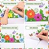 Amazon.com: 60 Pieces Spring Bulletin Board Borders Flowers Board ...