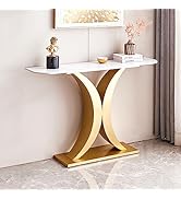 Amazon.com: VASOENY 47.24 in Modern Console Table, Sintered Stone ...