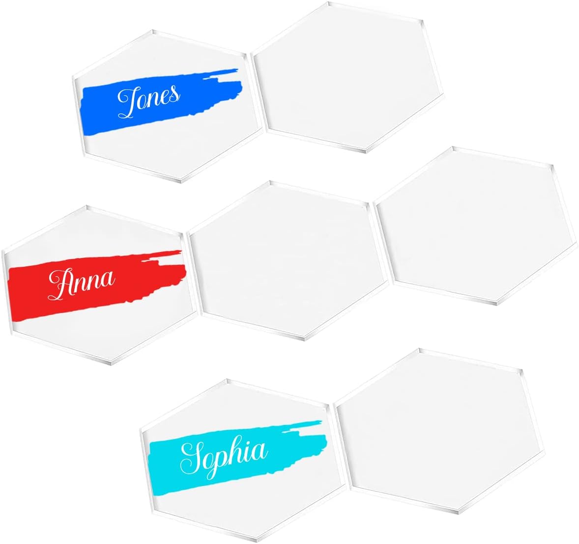 20 Pcs Acrylic Name Plate DIY Wedding Favors Place Cards Acrylic 20-pcs-acrylic-name-plate-diy-wedding-favors-place-cards-acrylic