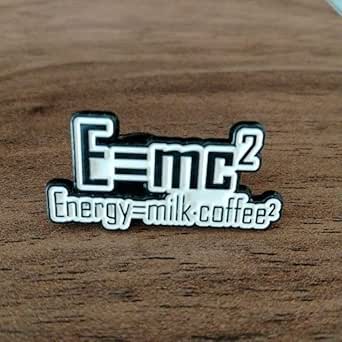 Amazon.co.jp: Science Letter 2 Pin Badge Chemistry Science Slogan ...