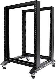 Amazon.com: RAISING ELECTRONICS 20U 3FT 4 Post Open Frame 19inch Data Network Server/Audio ...