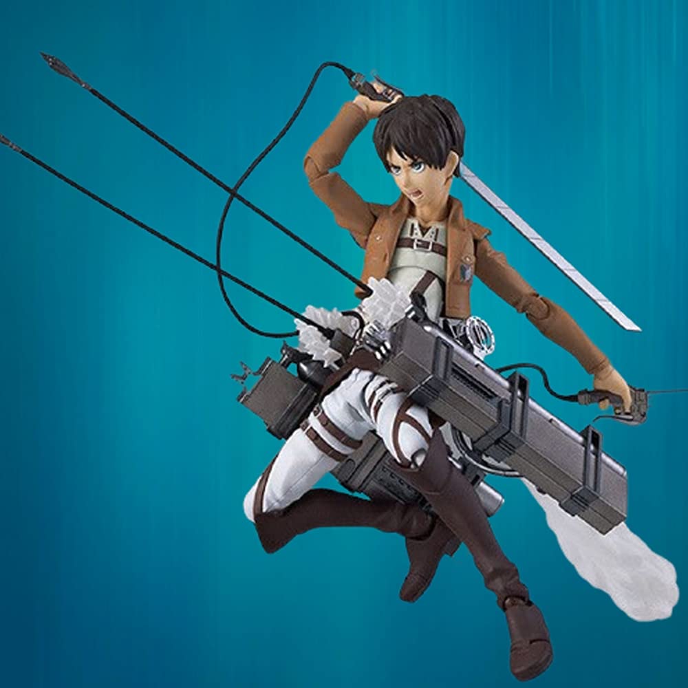 Attack On Titan Figure eren Jaeger Figma PVC Action Figure Equipped ...