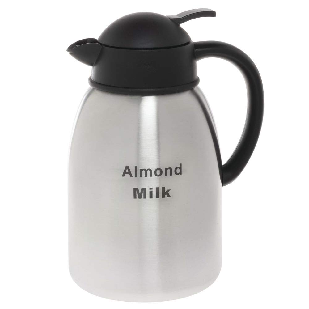 Amazon.com | HUBERT Cream Server with Etched Almond Milk Imprint 1.9 L ...