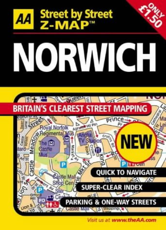 AA Street by Street Z-map Norwich (AA Street by Street Z-Map ...