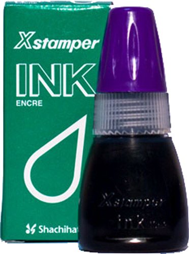 Xstamper CS10-PURPLE Stamp Ink Refill : Amazon.co.uk: Stationery ...