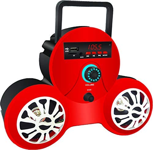 Yipex Scooty Boombox Bluetooth Speaker with FM/USB/AUX/Card Slot and ...