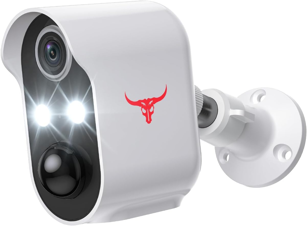 Amazon.com : ALPHAPEACH 1080P Security Camera Wireless, Color Night ...