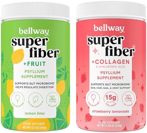 Amazon.com: Bellway Super Fiber Powder + Fruit, Lemon Lime Super Fiber ...