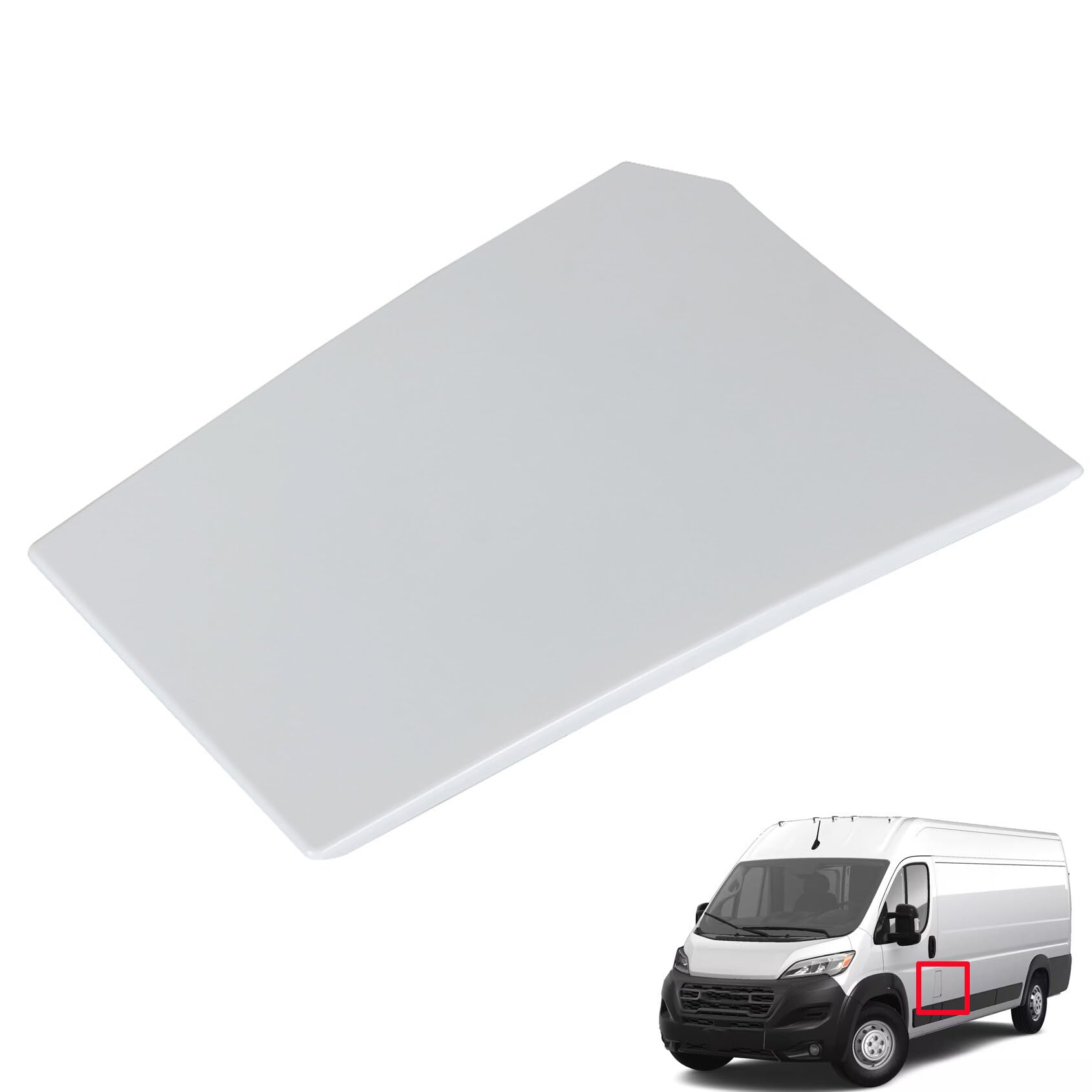 Snapklik.com : White Fuel Fill Door Replacement For 2014-2021 Ram ...