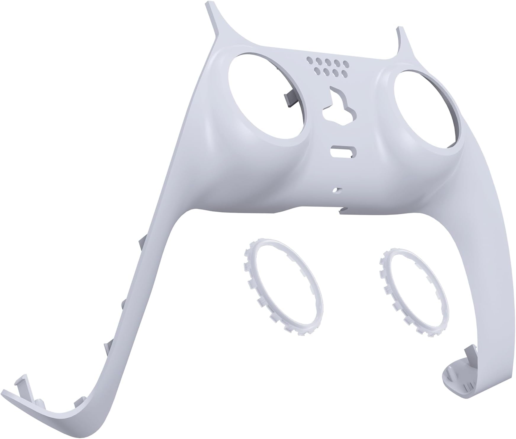 Amazon.com: eXtremeRate Solid White Decorative Trim Shell Compatible ...