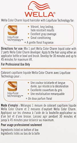 Wella Color Charm Permanent Liquid Hair Color for Gray Coverage Liquid ...
