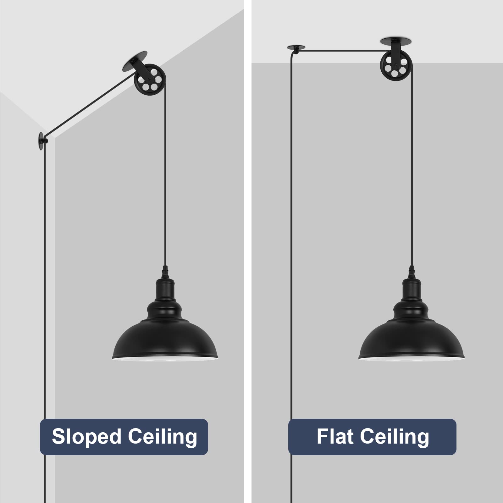 Pulley System Light On Off Wellington Pulley System Pendant 1 Light