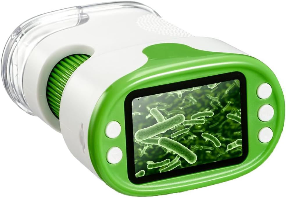 Amazon.com: 1000X Handheld Microscope for Kids 4K 2.0" Screen ...