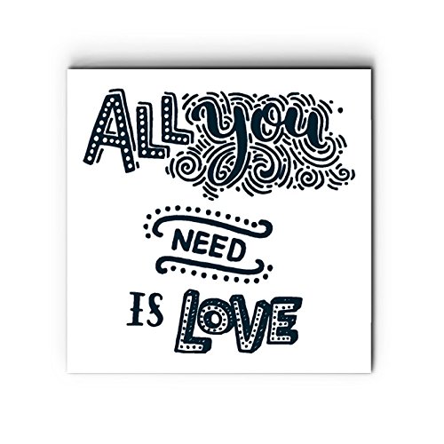 nish! Love Typography Prints #057 (MDF Wood, 18"x18", 1 pc) : Amazon.in ...