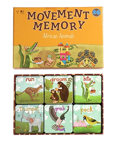 Movement Memory Game for Toddlers 2-4 Years - Educational Matching Game ...
