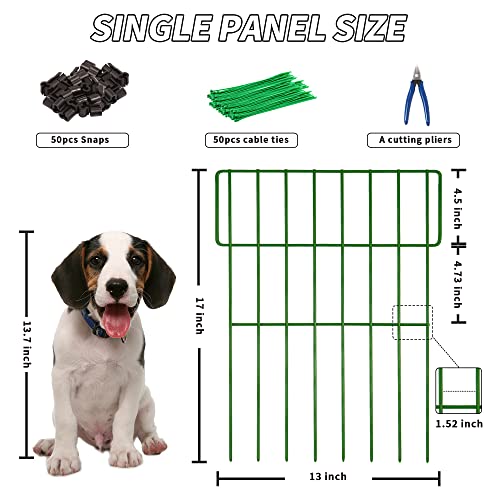 Snapklik.com : 25 Panels Animal Barrier, 1.52in Spike Spacing No Dig ...