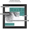 Amazon.com - MCS Studio Gallery 10x10 Picture Frame Black Woodgrain ...