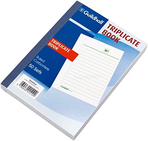 [Pack of 2] Guildhall Carbonless Triplicate Book : Amazon.co.uk ...