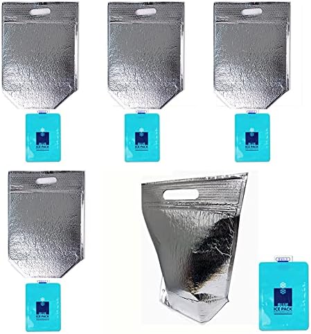 Amazon.com: Insulated Food Storage Bag with Zipper Design, Hot Cold ...