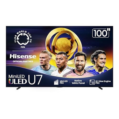The Ultimate Hisense 100" Class U7 Mini-LED ULED 4K UHD Google Smart TV ...