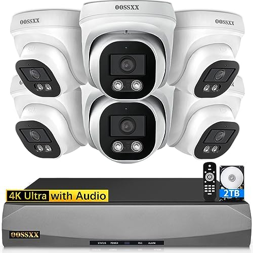 Amazon.com : OOSSXX (4K/8.0 Megapixel & 130° Ultra Wide-Angle) 2-Way ...