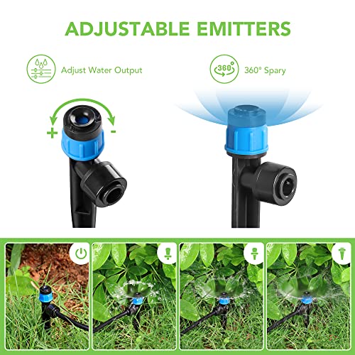 Snapklik.com : MIXC 30PCS Quick-Connect Drip Irrigation Emitters Fan ...