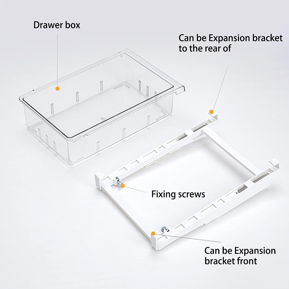 ZGoEC Fridge Organisation, Refrigerator Pull-Out Organiser, Adjustable ...