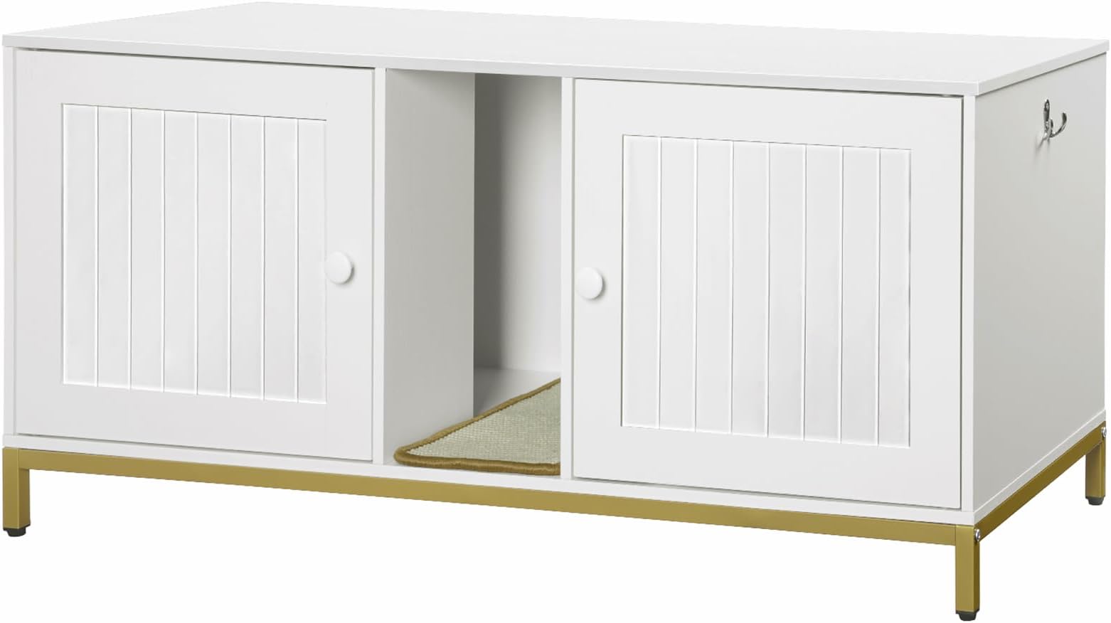 Amazon.com: HOOBRO 44" Cat Litter Box Enclosure for 2 Cats, Double Cat ...