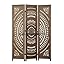 CHOUDHARY CRAFTS INTERNATIONAL Wooden Room Divider, 3 Panel 6ft Tall ...