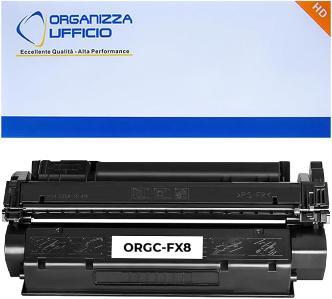 Organizza Ufficio Toner O-FX8 Compatibile con Canon FAX L380, L380S ...