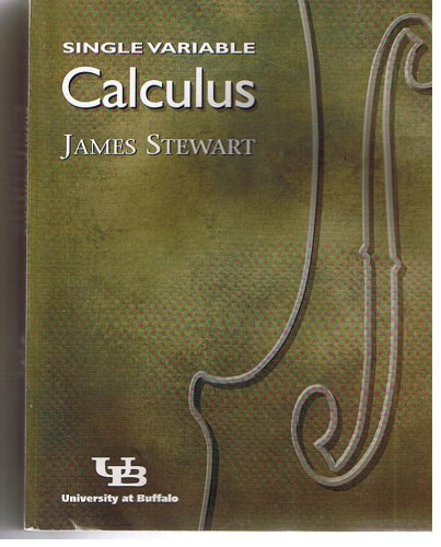 Single Variable Calculus: James Stewart: 9780534460556: Amazon.com: Books