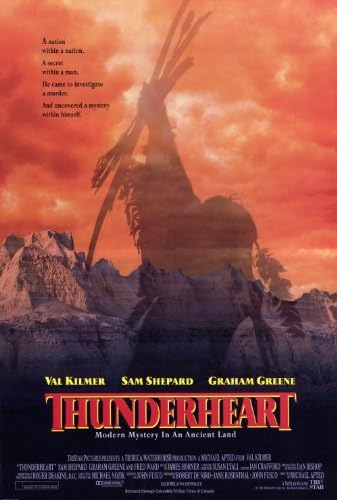 Amazon.com: Pop Culture Graphics Thunderheart Poster B 27x40 Val Kilmer ...