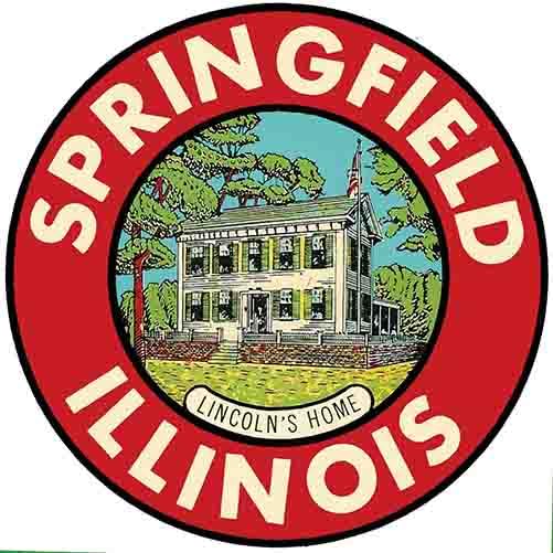 Amazon.com: Springfield Illinois IL Vintage Travel Decal Sticker ...