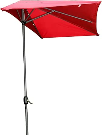 Parasols Half Rectangular Parasol Umbrella for Garden - Patio Umbrellas ...