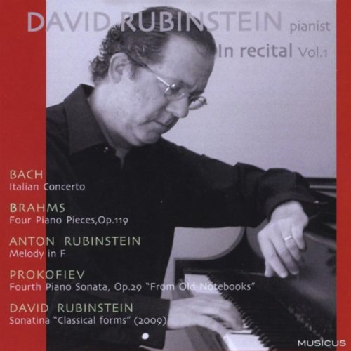 Amazon.com: David Rubinstein - In Recital, Vol.1 : David Rubinstein ...