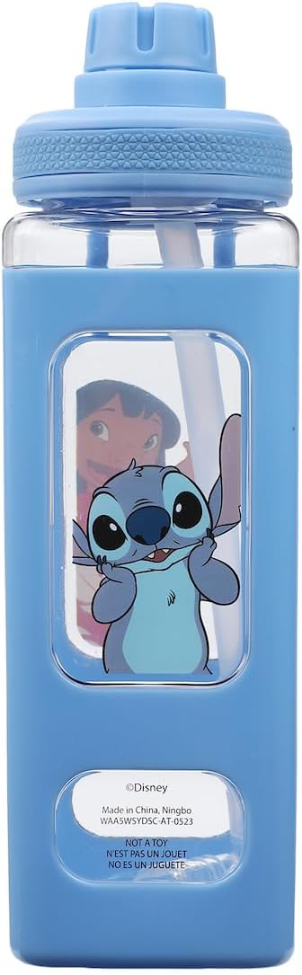 Amazon.com: Disney Stitch Insulated Water Bottle - 515ml Stainless ...