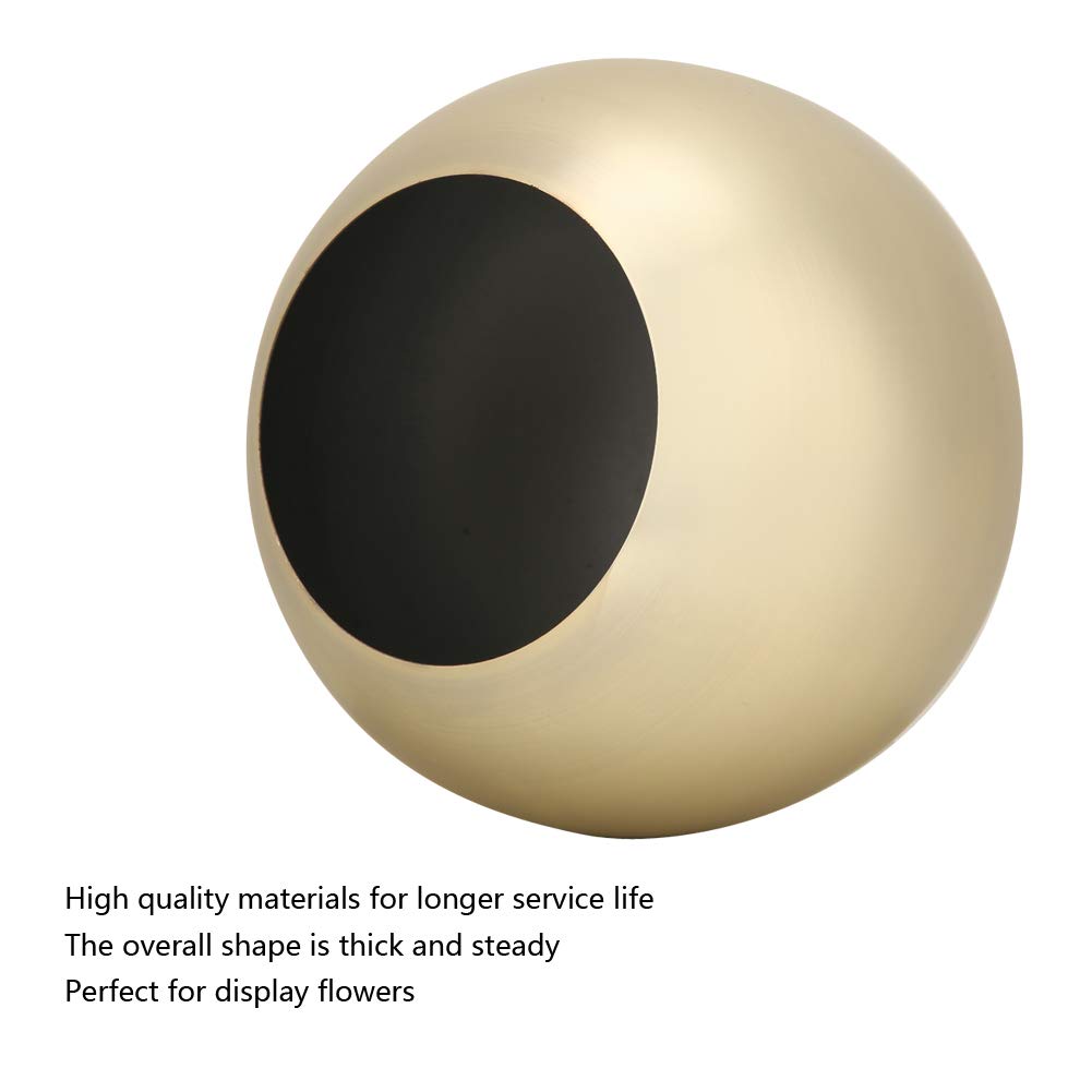 Stainless Steel Simple Style Vase Spherical Shape Flower Container ...