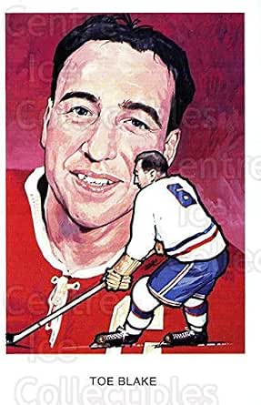 Amazon.com: (CI) Toe Blake Hockey Card 1983 Hall of Fame Postcards G01 ...