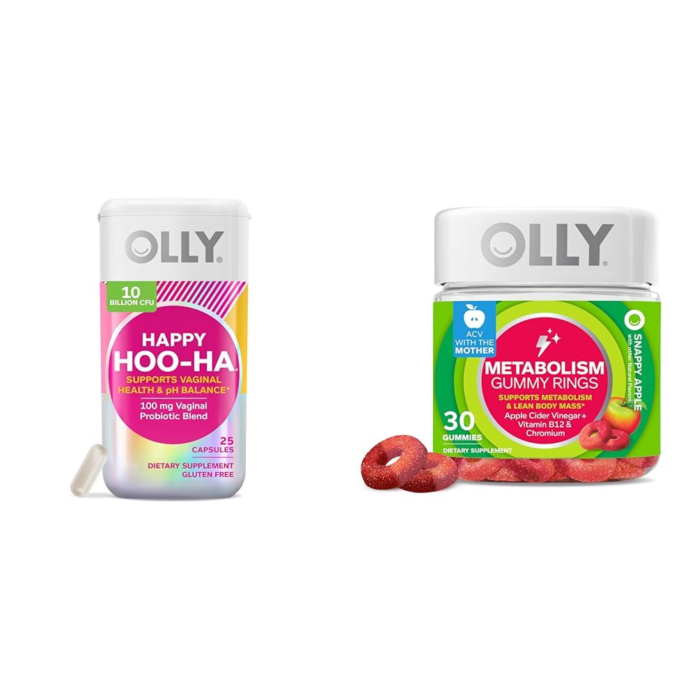 Amazon.com: OLLY Happy Hoo-Ha Probiotic for Women Vaginal Health ...