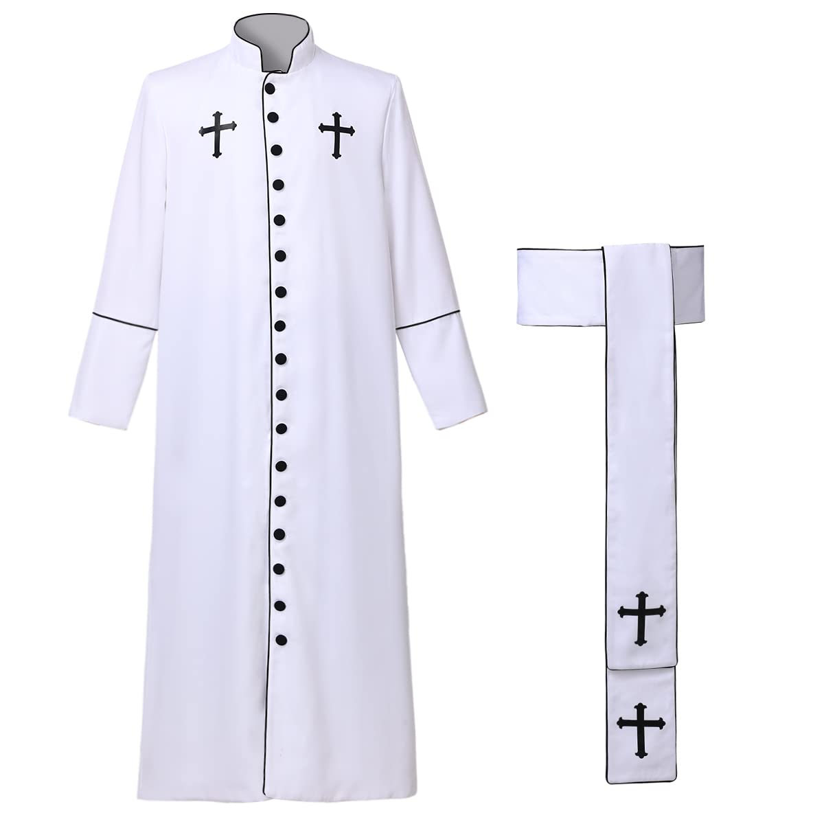 Bpurbmen Clergy Roman Cassock Robe Pulpit Anglican Priest Bishop Pastor ...
