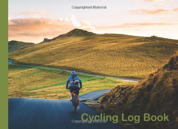 Cycling Log Book: 1 year weekly planner , 8.25 by 6 inch , Training Log ...