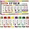 Amazon.com : AZEN 50 Pack Lip Balm, Natural Lip Balm Bulk, Lip Care ...